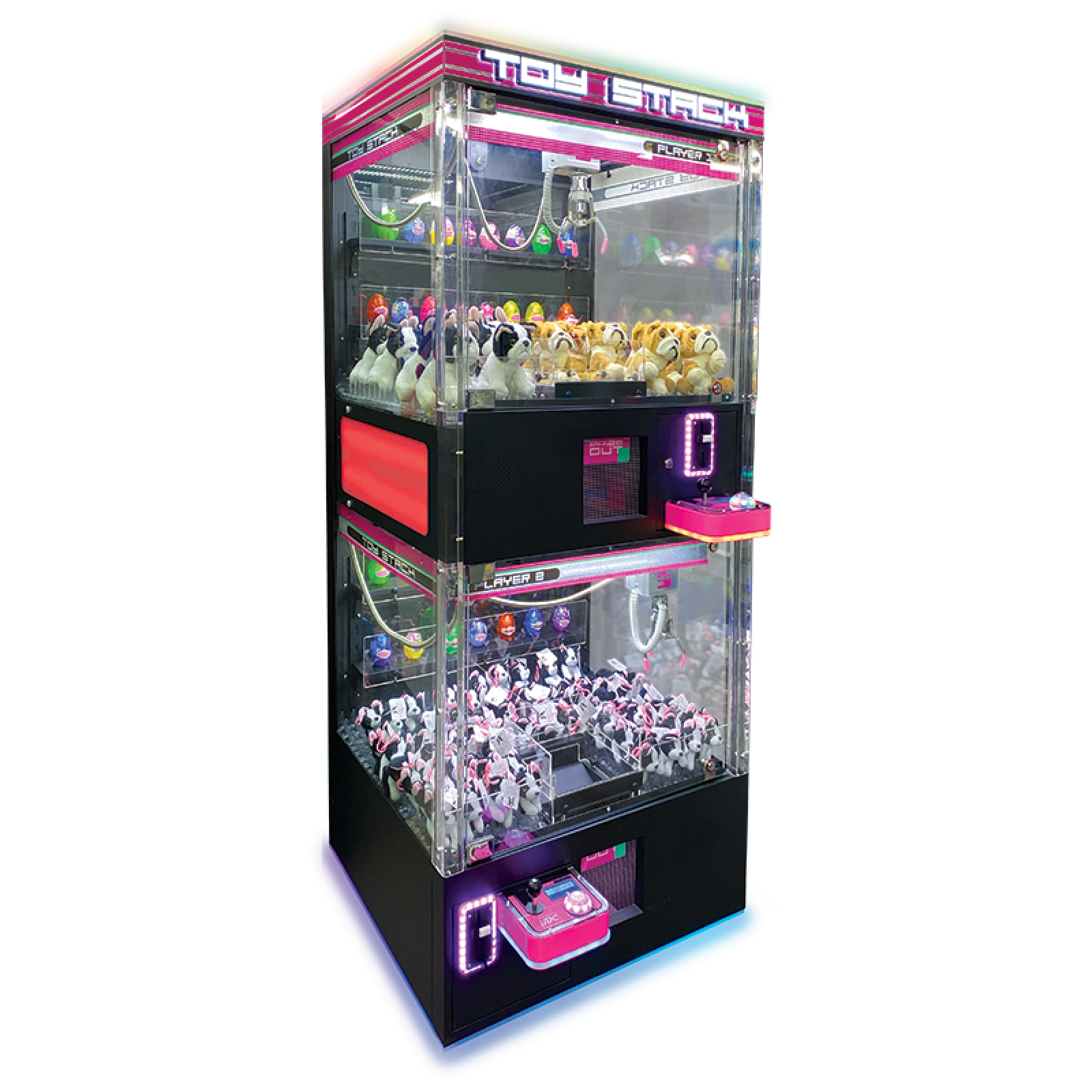 Toy Stack 2 Player Crane - Now with LED Header