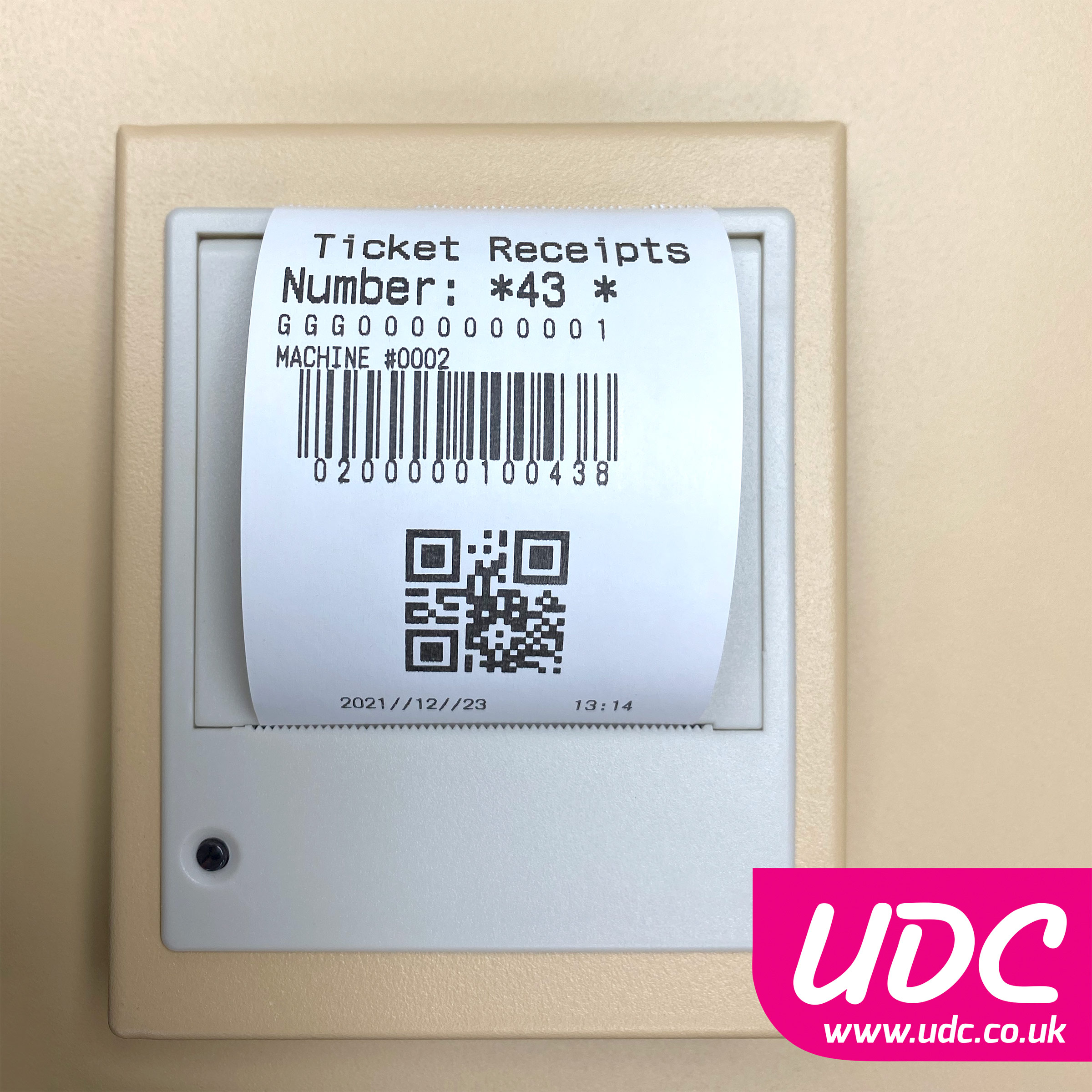 UDC Counter Top Ticket Eater